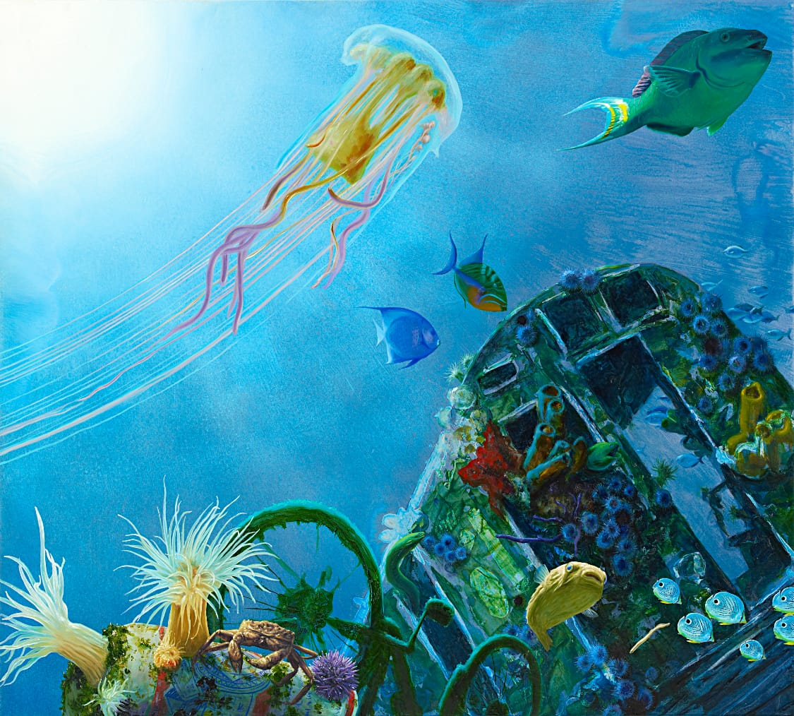 Baldwin Gallery | Exhibitions | Alexis Rockman, The Hudson, and other ...